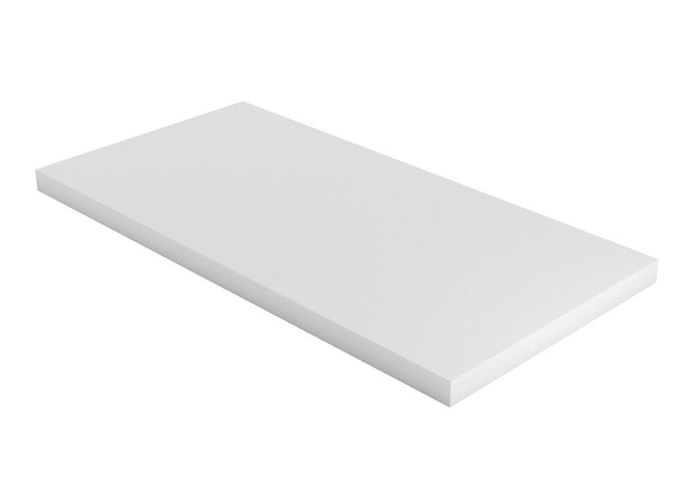 Cellplast 100x1200x2400mm S100 vit skiva STYCK /5